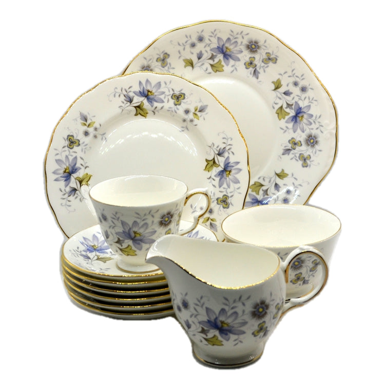 Colclough Rhapsody in Blue china pattern 8683 – Vintage Farmhouse Antiques