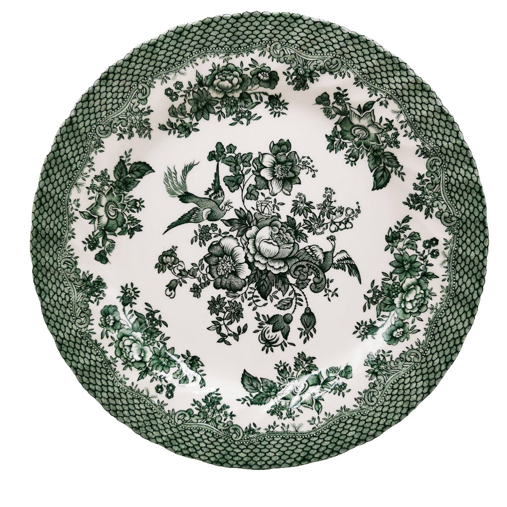 Barratts Green and White China Asiatic Pheasant Side Plate c1950 ...