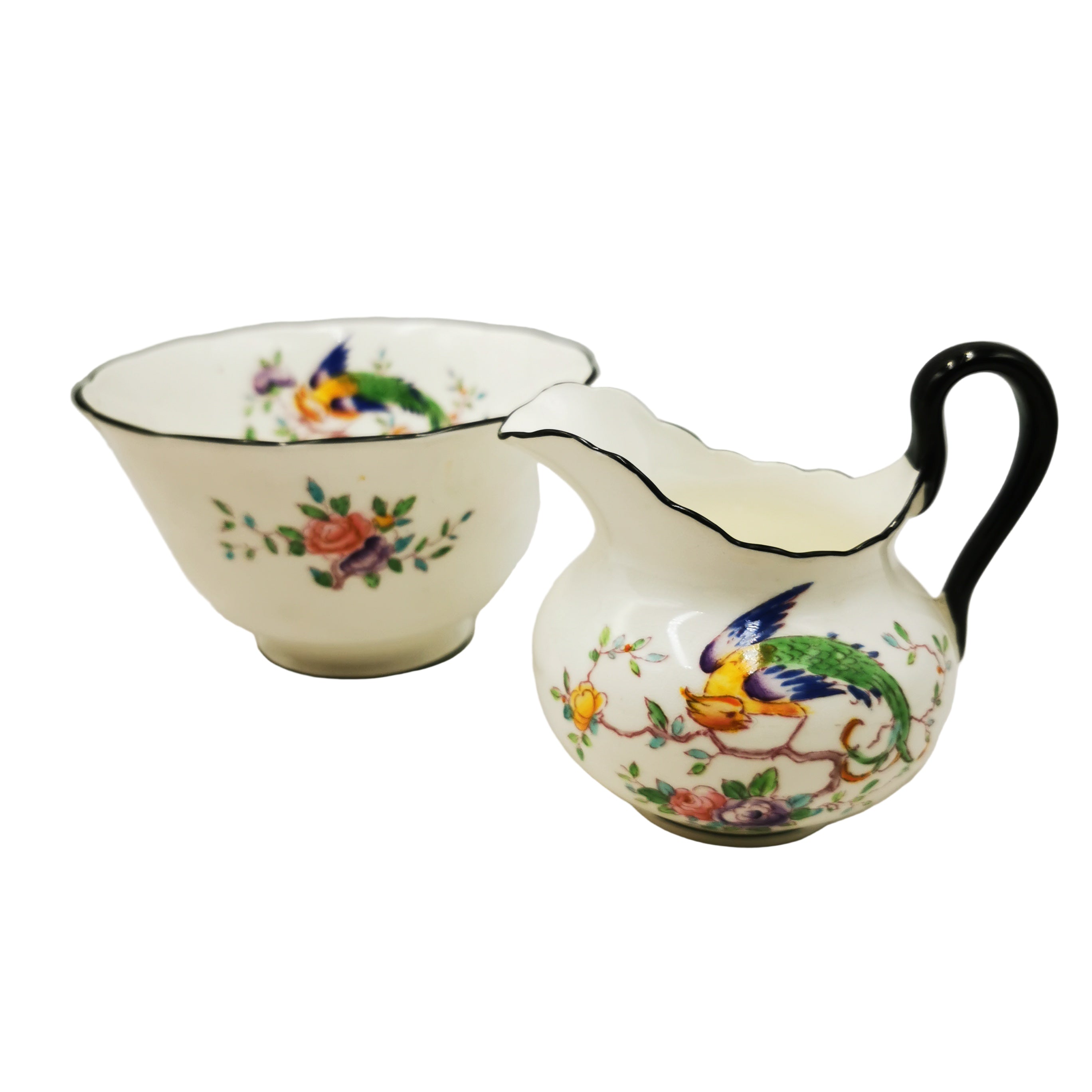 R. H. & S. L. Plant Chelson China 3372 Sugar Bowl & Milk Jug – Vintage ...