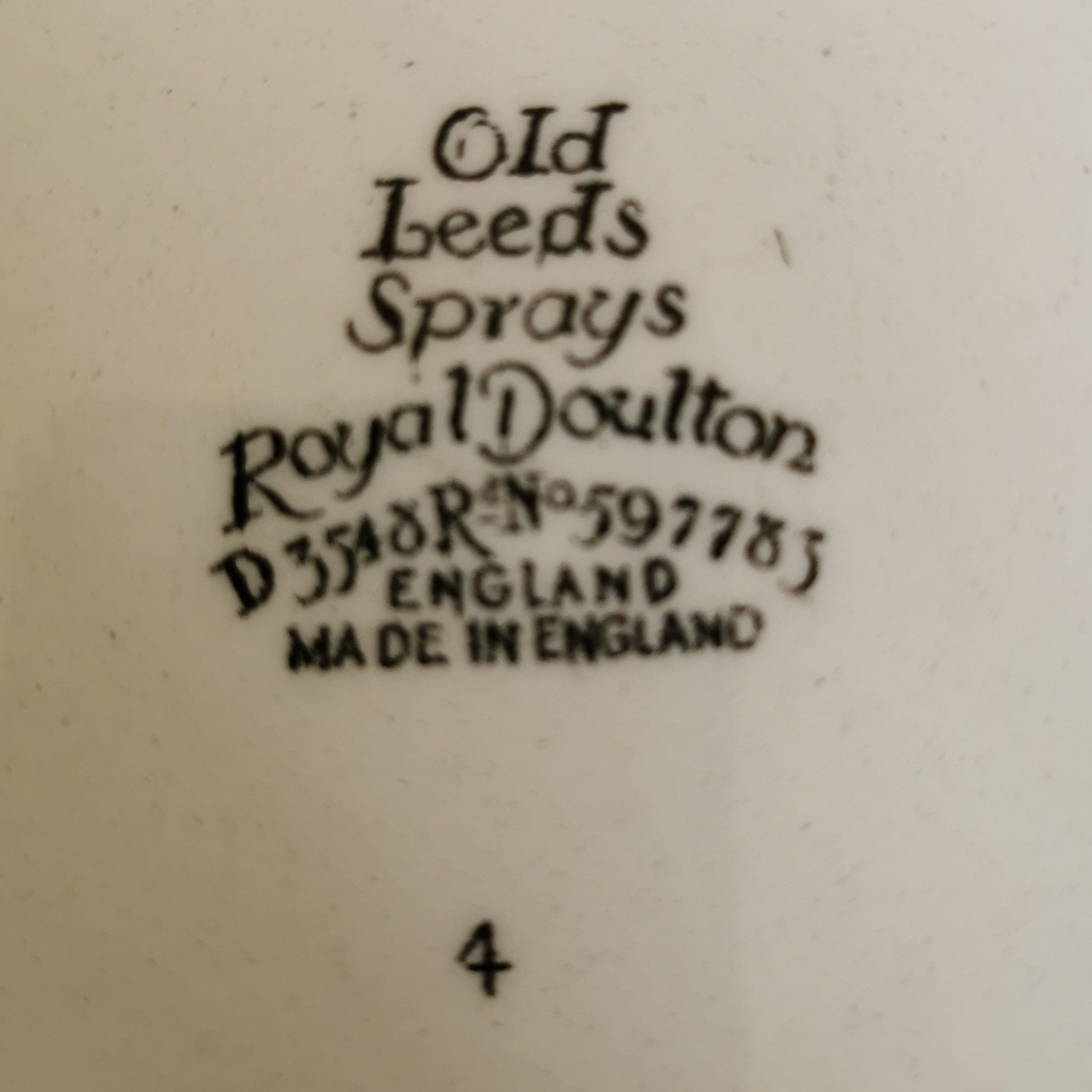 Royal Doulton Old Leeds Sprays D3548 Cake Plate – Vintage Farmhouse ...