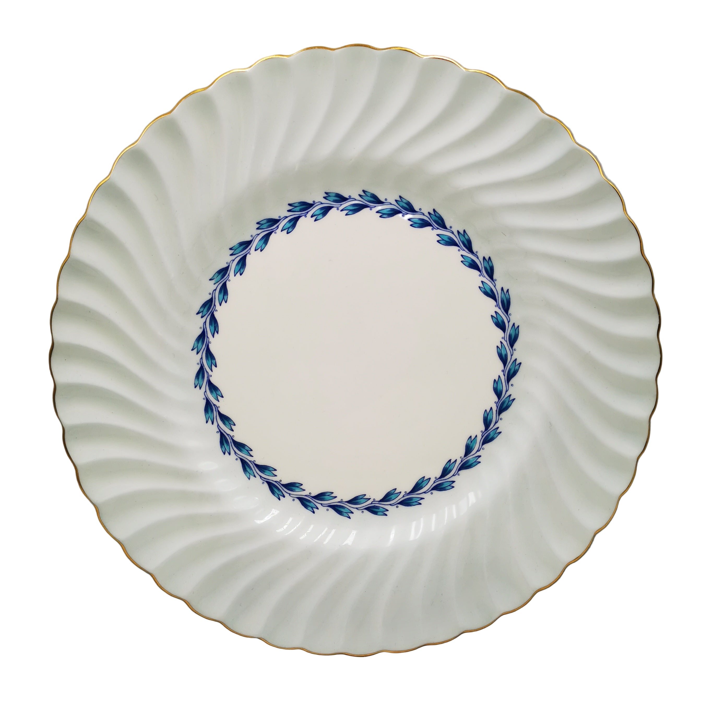 Mintons China Blue Cheviot S451 10.5-inch Dinner Plate – Vintage ...