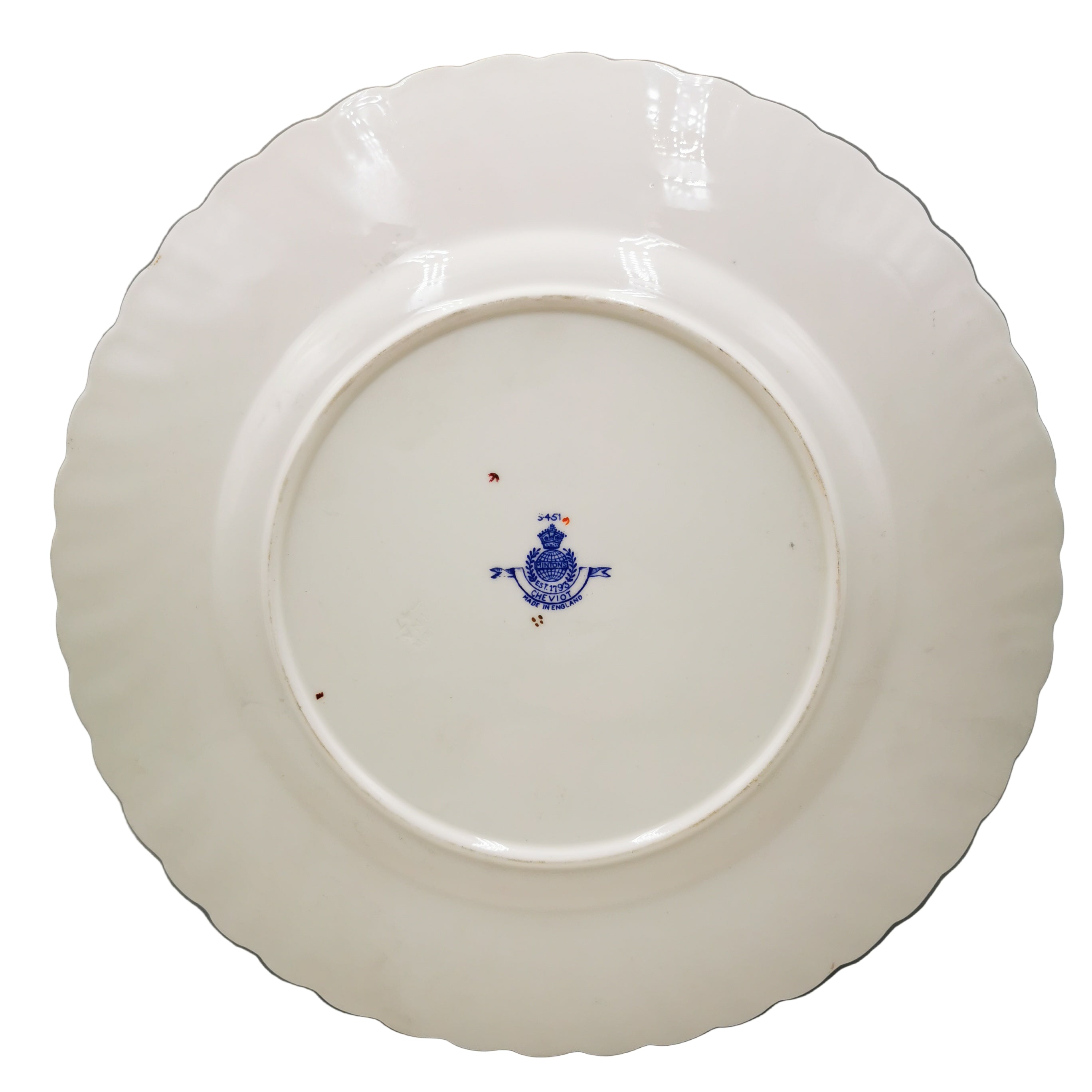 Mintons China Blue Cheviot S451 10.5-inch Dinner Plate – Vintage ...