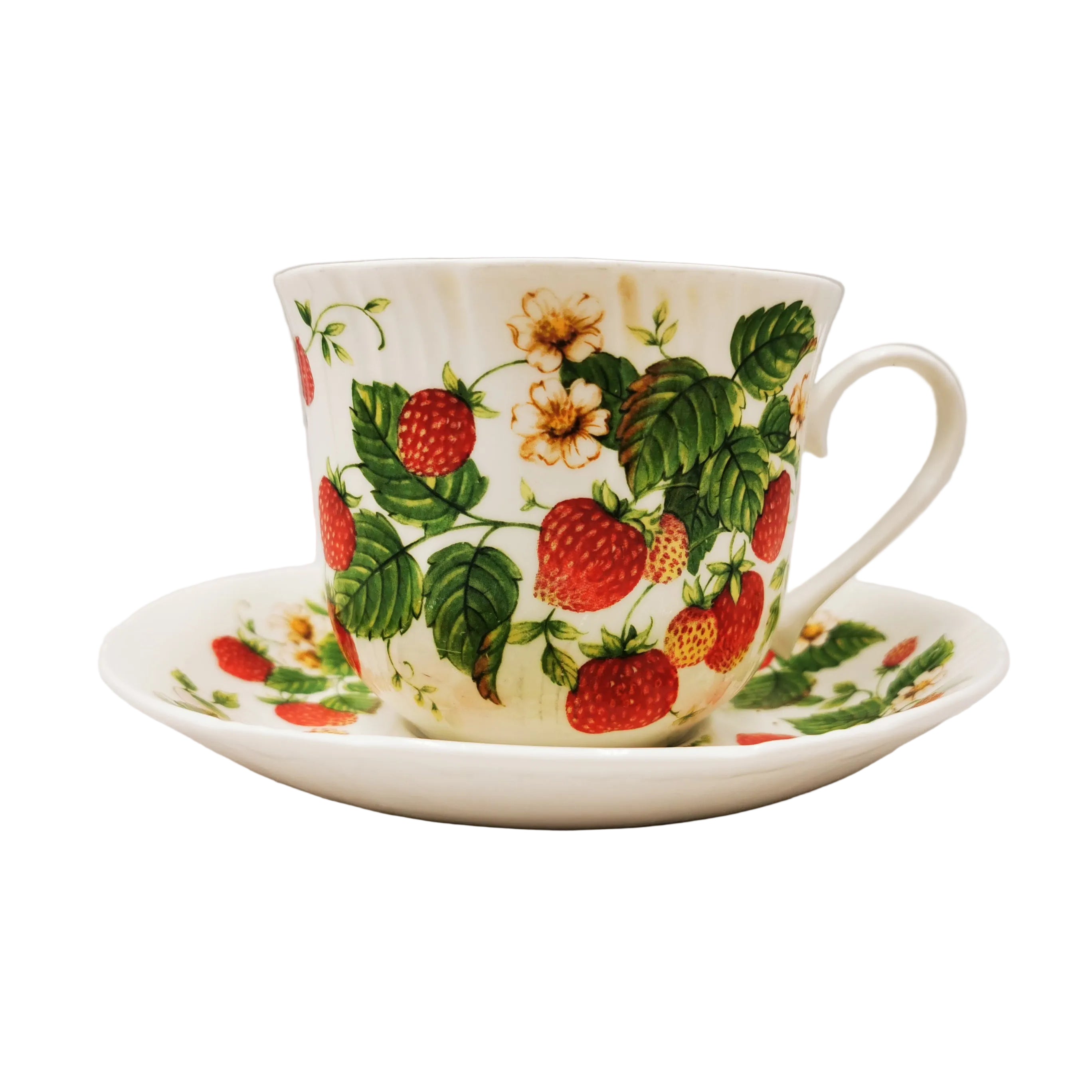 Roy Kirkham Bone China Strawberry Breakfast Cup – Vintage Farmhouse ...
