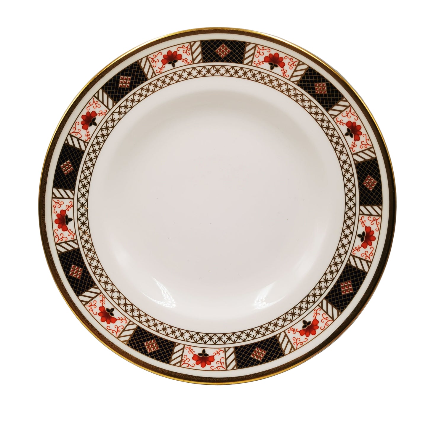 Royal Crown Derby China Derby Border A1253 Dinner Plate – Vintage ...