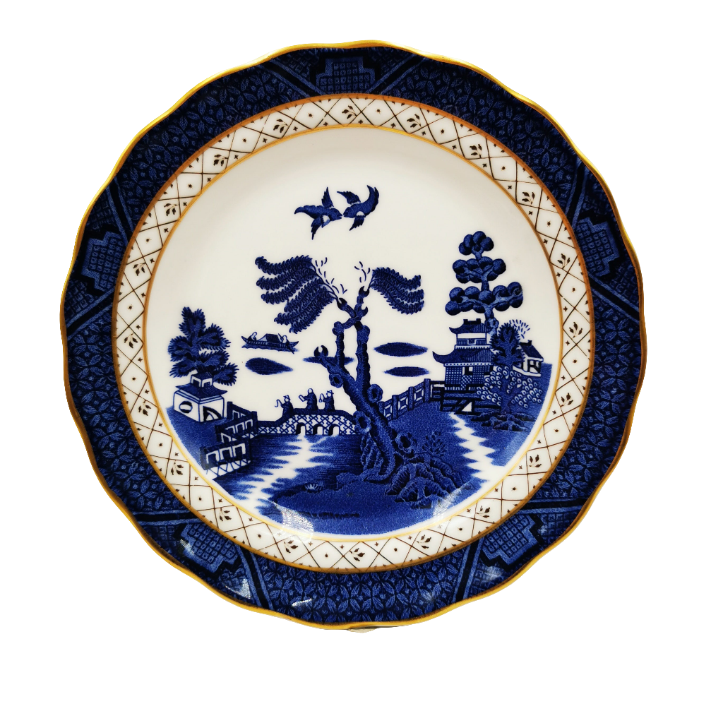 Royal Doulton Booths Real Old Willow Blue and White China Side Plate ...