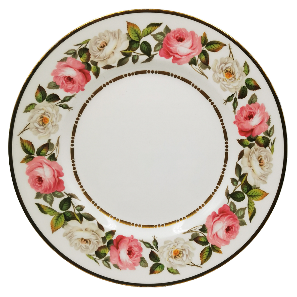 Royal Worcester Porcelain China June Garden Dinner Plate – Vintage ...