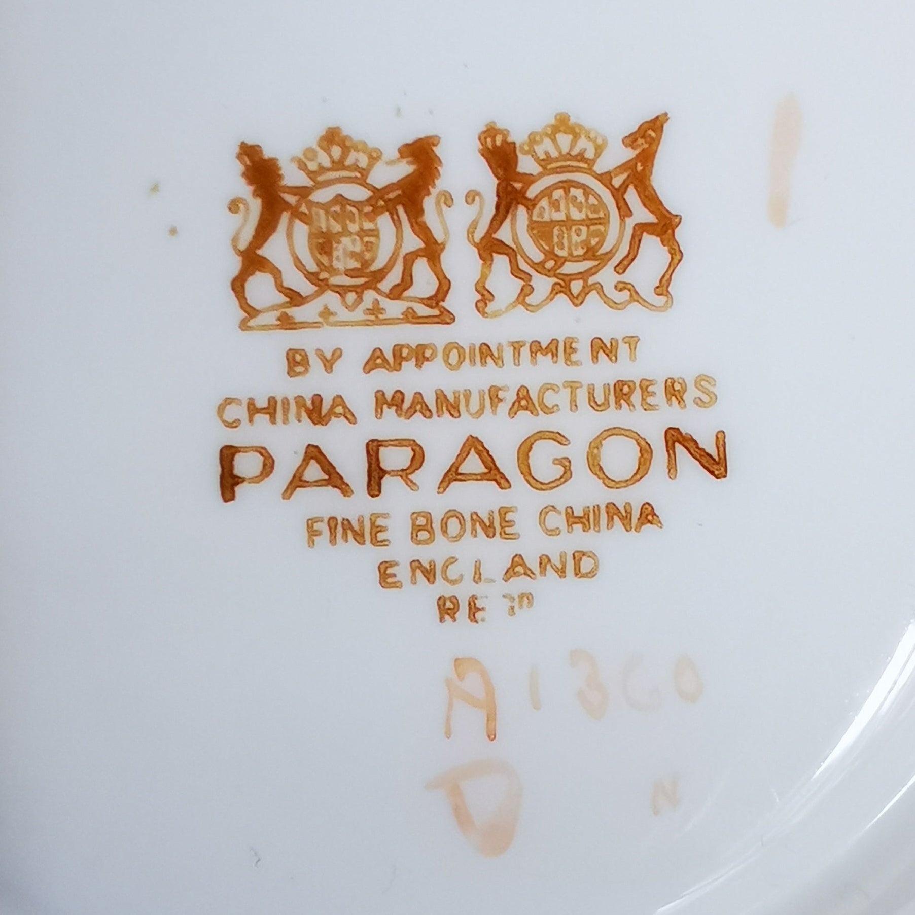 Vintage Paragon Floral China Corset Teacup Pattern 1360 – Vintage ...