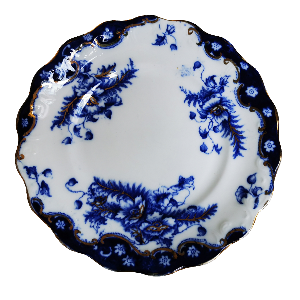 J H Cope & Co Wellington Blue and White China 4005 Side Plate – Vintage ...
