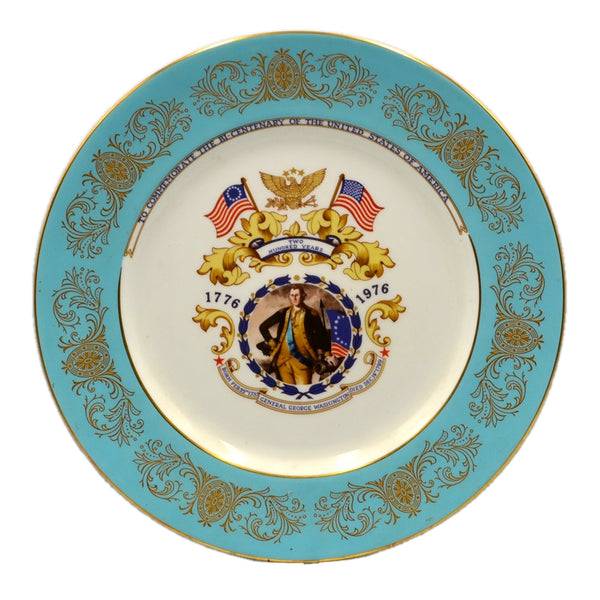 Aynsley Bone China American Bi-Centenary Plate – Vintage Farmhouse Antiques