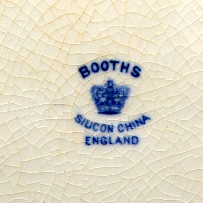 Antique Booths China Parrot Blue with Colour Plate – Vintage Farmhouse ...