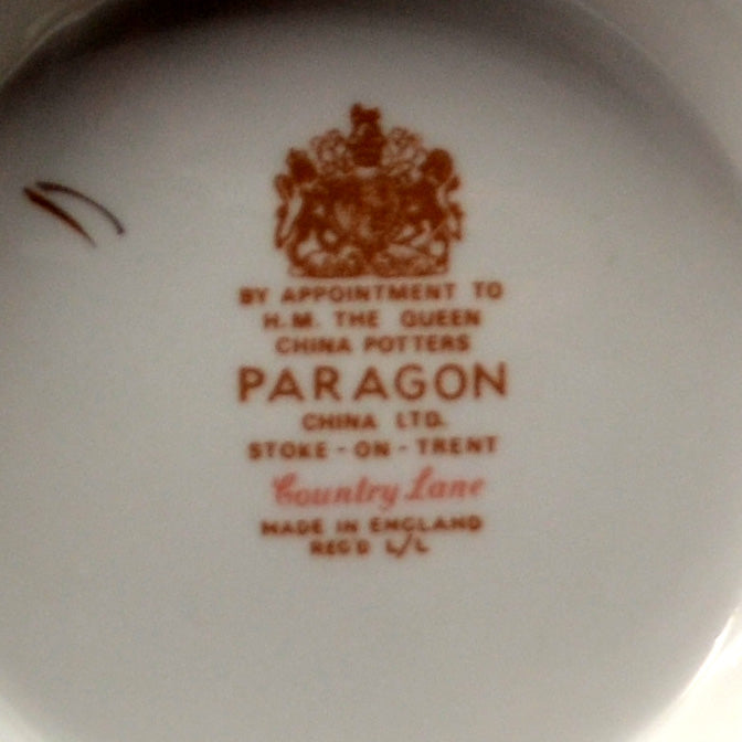 Vintage Paragon China Country Lane Large Tea Pot – Vintage Farmhouse ...
