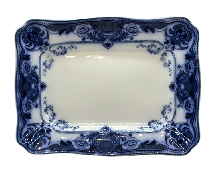 Antique Ford & Sons Devon Blue and White China Serving Platter ...