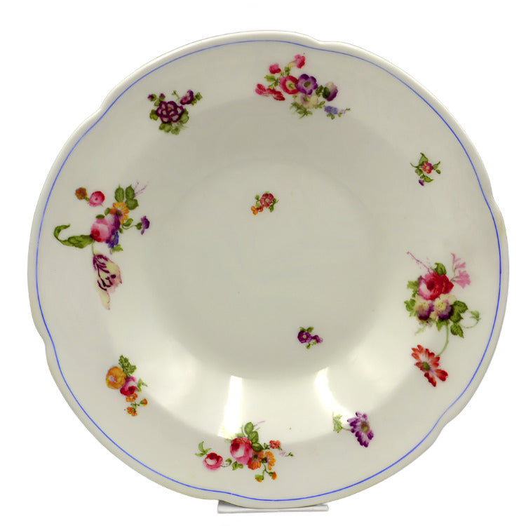 Antique George Jones & Sons Cresent Floral China 3206 Soup Plate ...