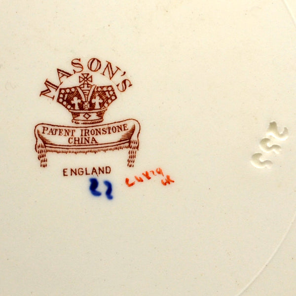 Masons Mandarin Ironstone China 10.5-inch Dinner Plate – Vintage ...