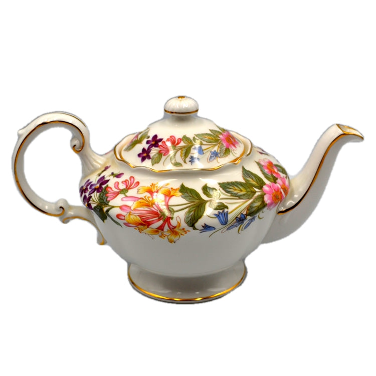 Vintage Paragon China Country Lane Tea Set Trio- Tea Pot, Sugar Bowl a ...