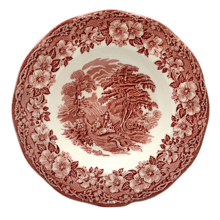 Wedgwood Unicorn Tableware Woodland pattern Red and White China Rimmed ...