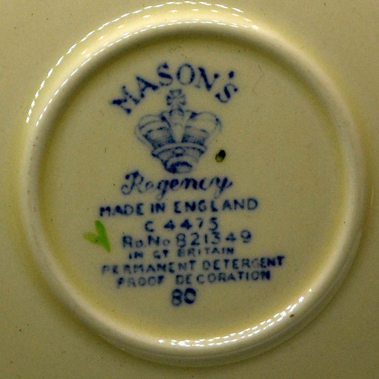 Mason's Regency C4475 Ironstone China Teacup and Saucer – Vintage ...