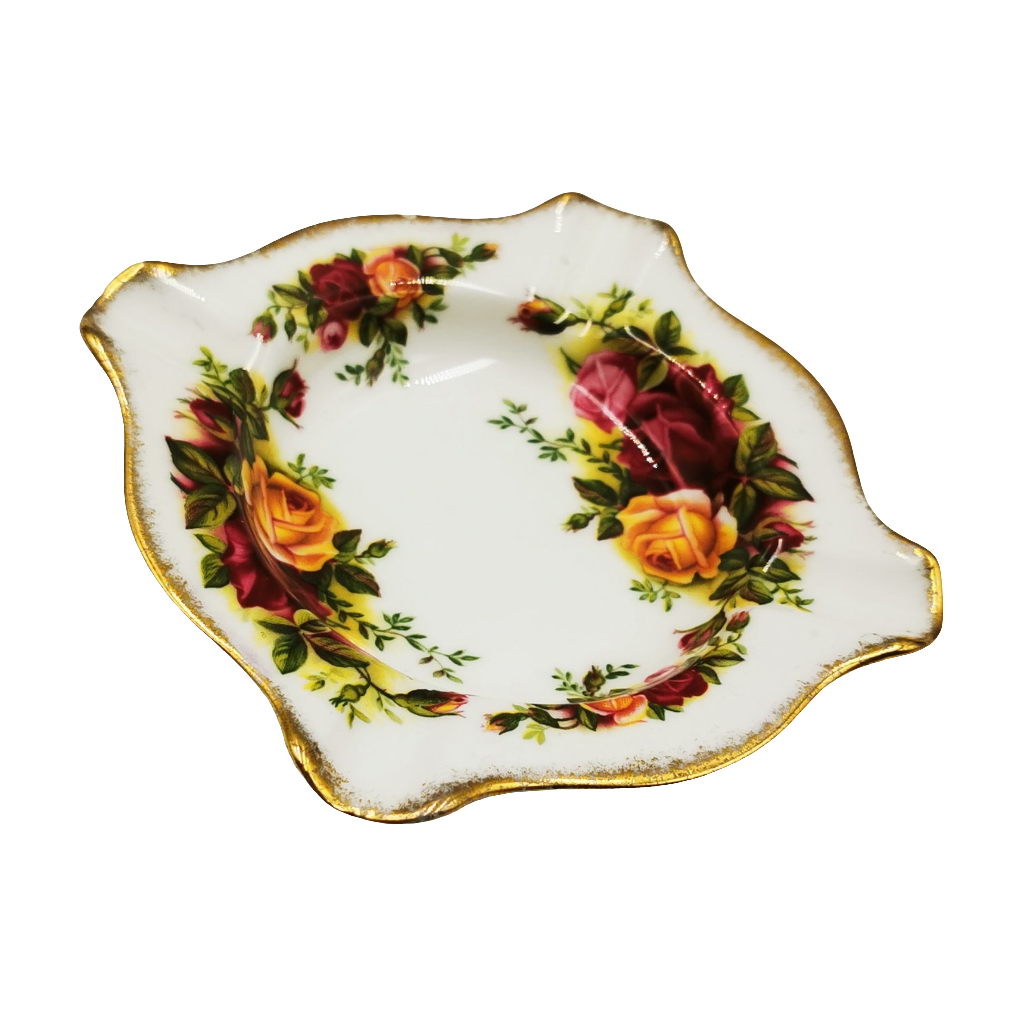 Royal Albert China Old Country Roses Square Ash Tray 1962-1972 ...