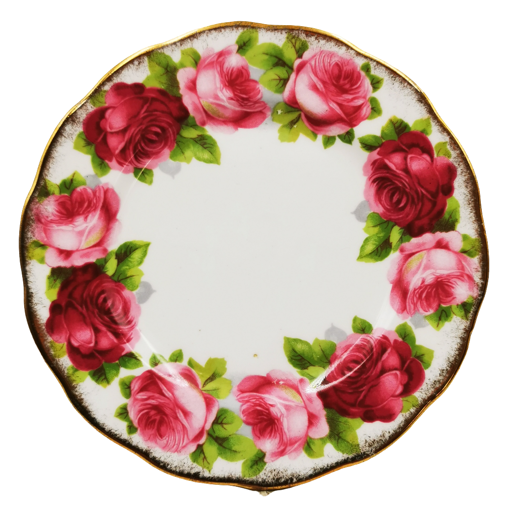 Royal Albert Old English Rose China Side Plate – Vintage Farmhouse Antiques