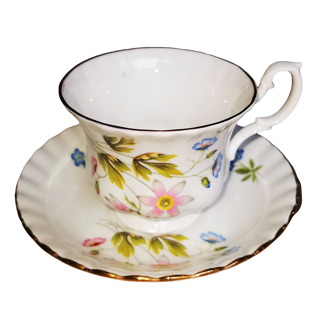 Royal Vale China Wild Anemone pattern Teacup – Vintage Farmhouse Antiques