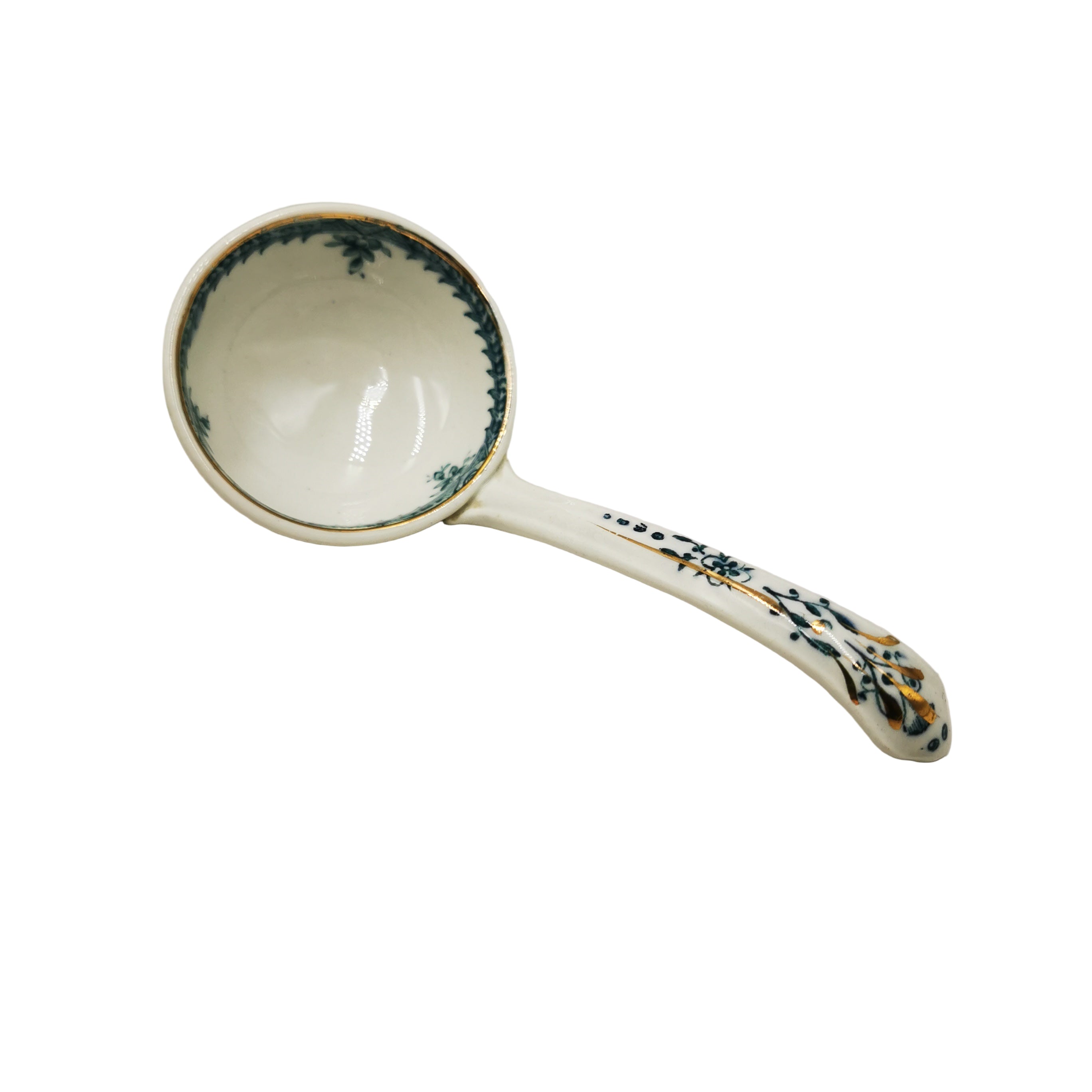 Wallis Gimson & Co Alexandria Antique Blue and White China Sauce Ladle ...