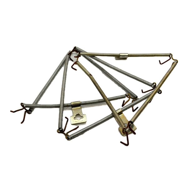 Set of 3 Vintage Triangluar Metal Spring Plate Hangers – Vintage ...