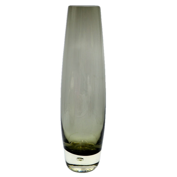 Mid Century Studio Art Smoked Glass Vase – Vintage Farmhouse Antiques