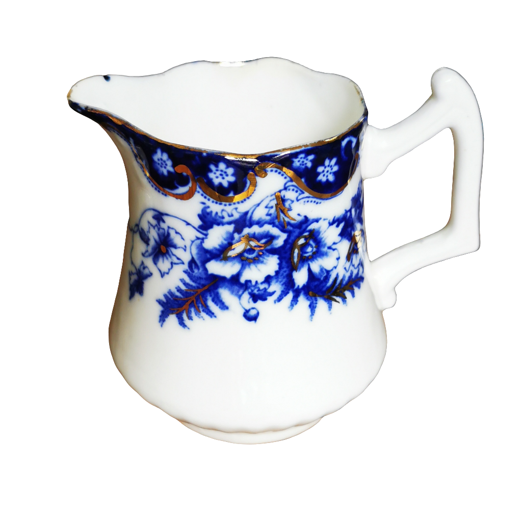 J H Cope & Co Wellington Blue and White China 4005 Milk Jug – Vintage ...