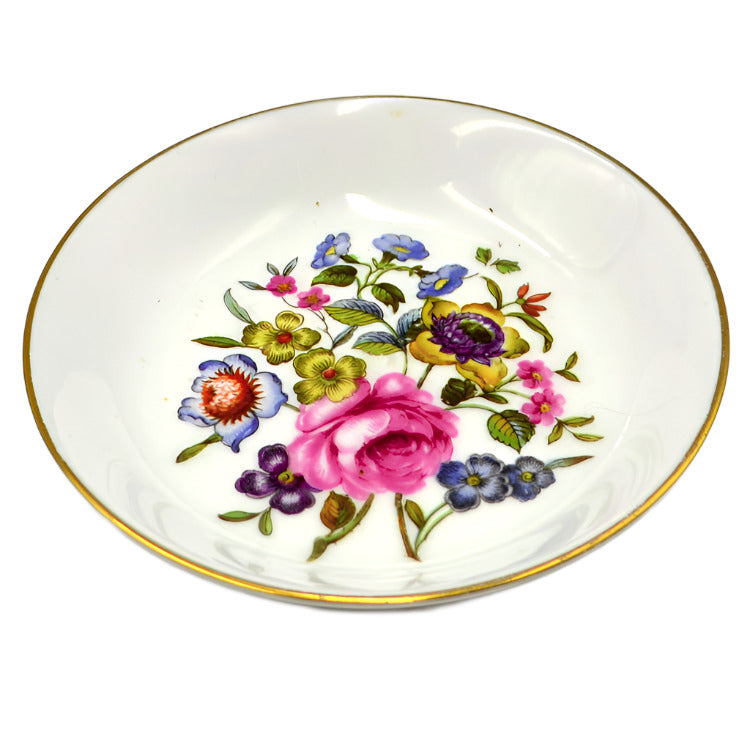 Vintage Royal Worcester Fine Bone China Floral Patterned Pin Dish ...