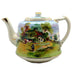 Large English Salopian transfer ware china Teapot circa 1890's 3 pint ...