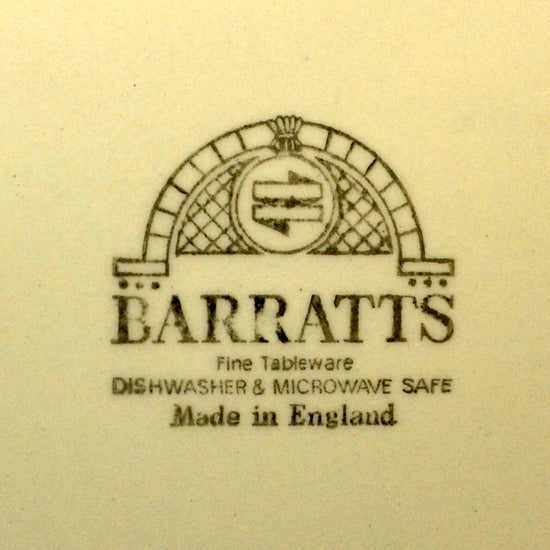 Barratts English Scenery Blue and White China Dinner Plate – Vintage ...