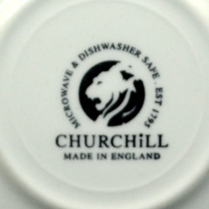 Churchill Blue Willow Blue And White China Teacup and Saucer 1994-2000 ...