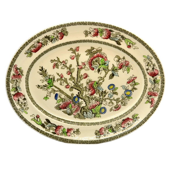 Johnson Brothers China Indian Tree Oval Platter – Vintage Farmhouse ...
