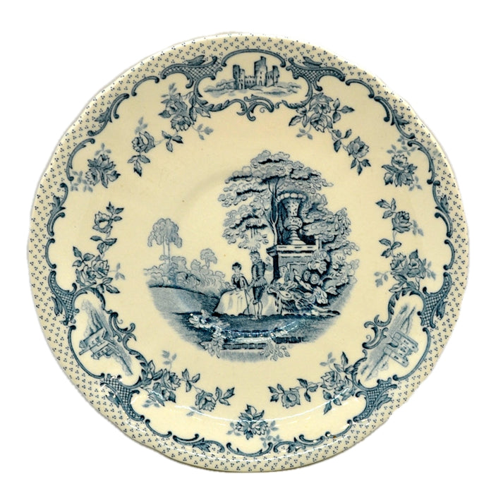 Masons Blue and White China Romatic Saucer – Vintage Farmhouse Antiques