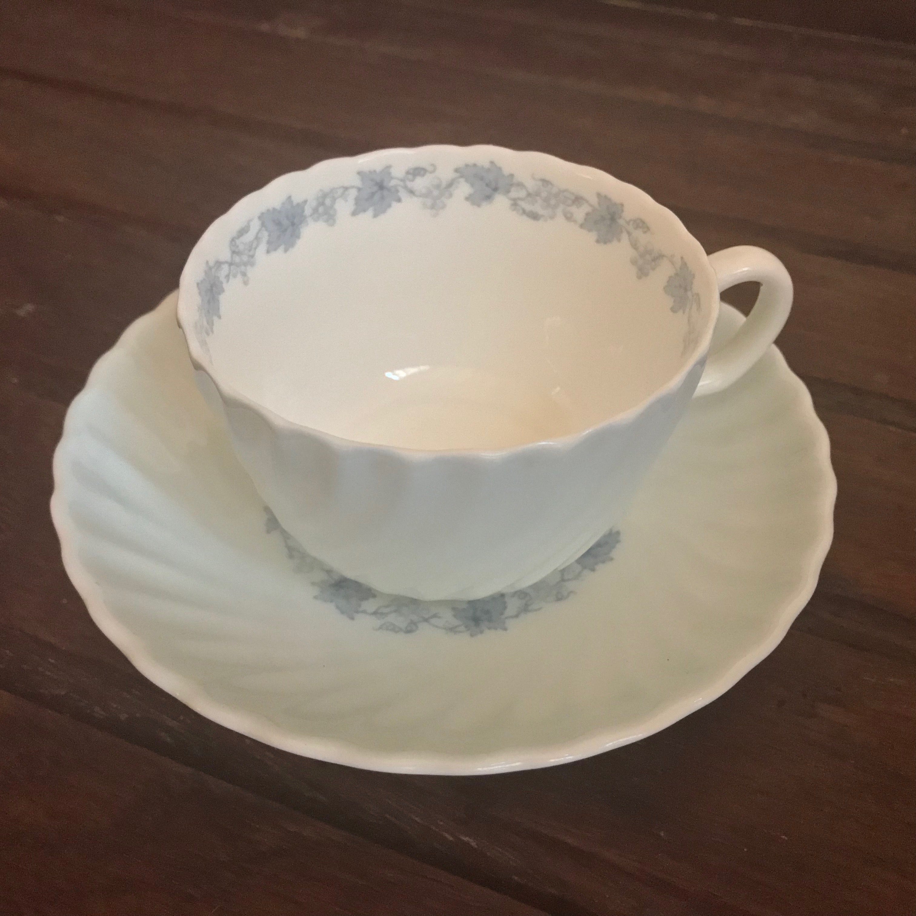 Minton China Vineyard S574 Teacup and Saucer | VintageFarmhouse ...