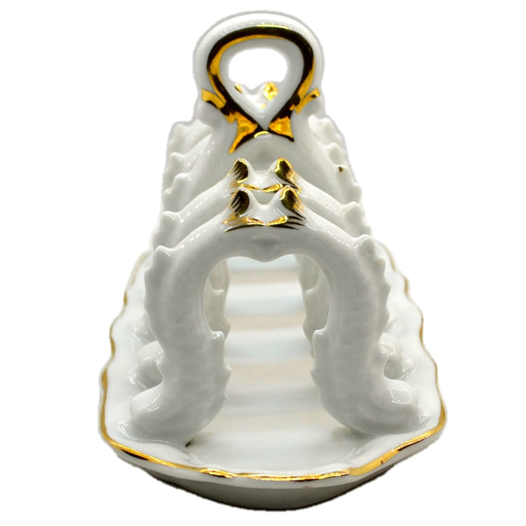 Fine White Porecelain China Dolphin Toast Rack – Vintage Farmhouse Antiques