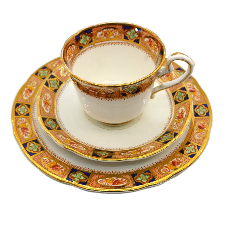 Antique Thomas Poole Royal Stafford 5927 Imari Teacup Saucer and Side ...
