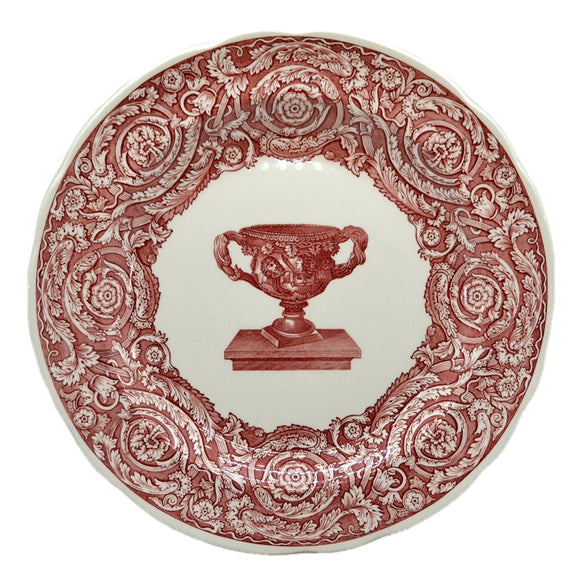 Spode China Archive Victorian Series Red and White Warwick Vase Dinner ...