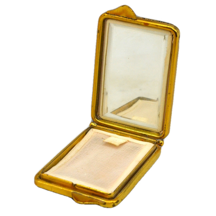 Vintage Metal and Leather Powder Compact – Vintage Farmhouse Antiques