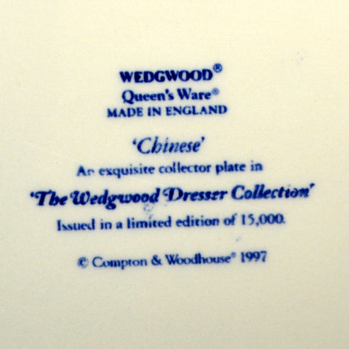 Wedgwood Queens Ware Blue and White China Chinese Platter – Vintage ...